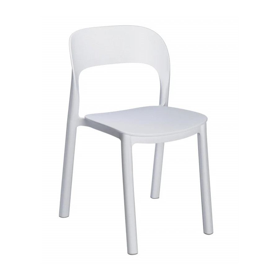 Chaise ONA blanche | Chaise design empilable Réunion – Burostock